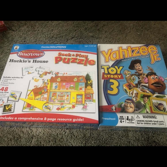 Hasbro | Toys | Kid Games Richard Starrys Busytown Hucklles House Seek ...